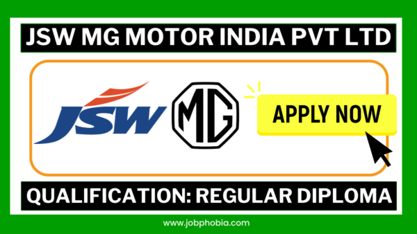 JSW MG Motor India Recruitment 2026 – Eligibility, Selection Process ...