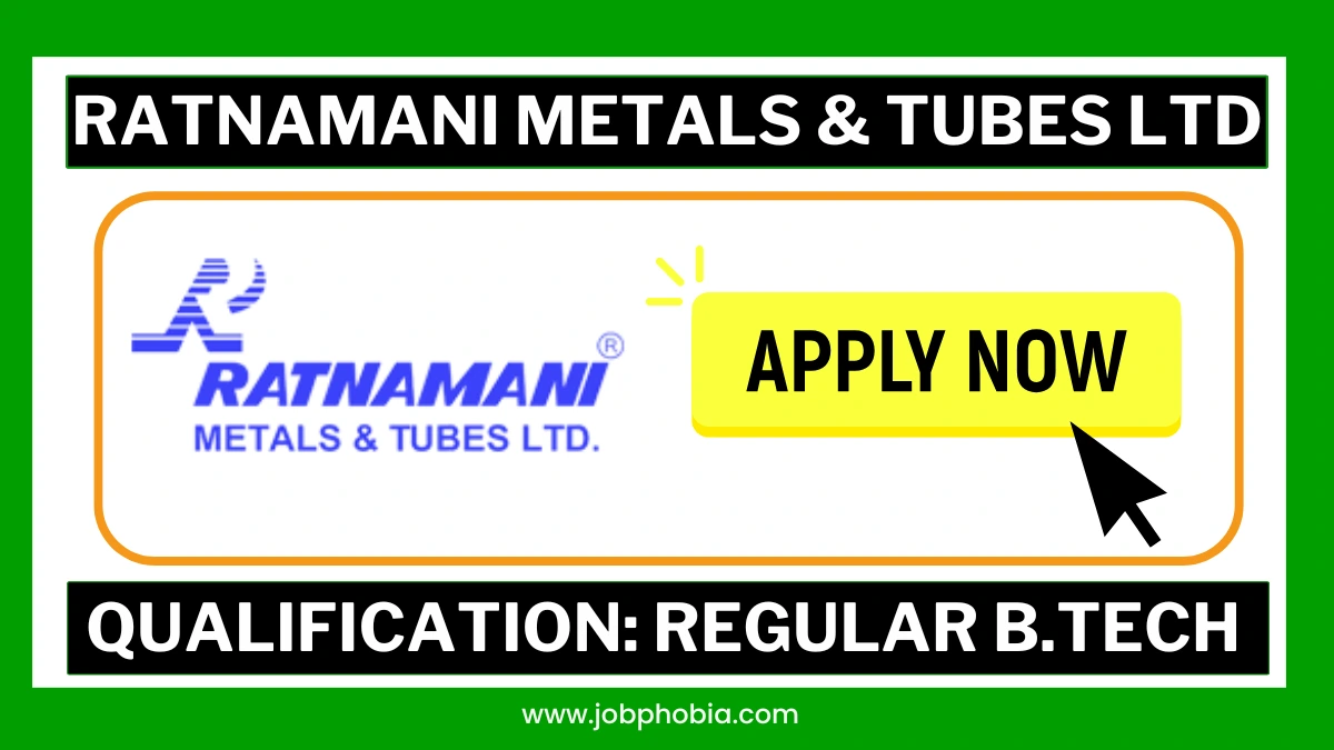 Ratnamani Metals Walk-in Interview 2026 – Eligibility, Selection ...