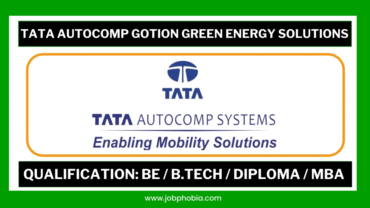 Tata AutoComp Gotion Recruitment 2026 – Eligibility, Selection Process ...