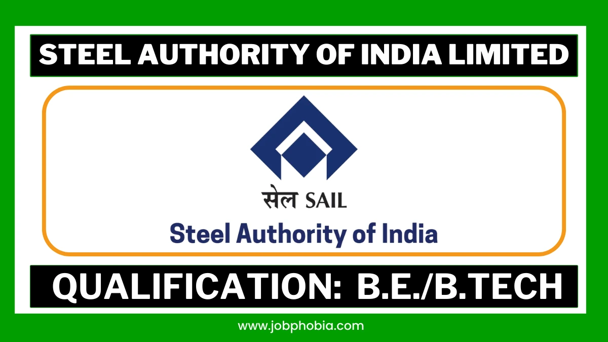 SAIL Young Professional Recruitment 2026 Apply Online For 48 Posts